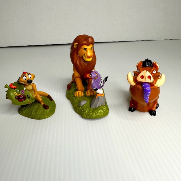 Disney | Toys | Vintage Lot 3 Disney Lion King Pvc Figurescake Toppers ...